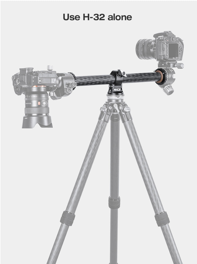 Leofoto H-32 Carbon Fiber Horizontal Tripod Arm – Prophotographygear