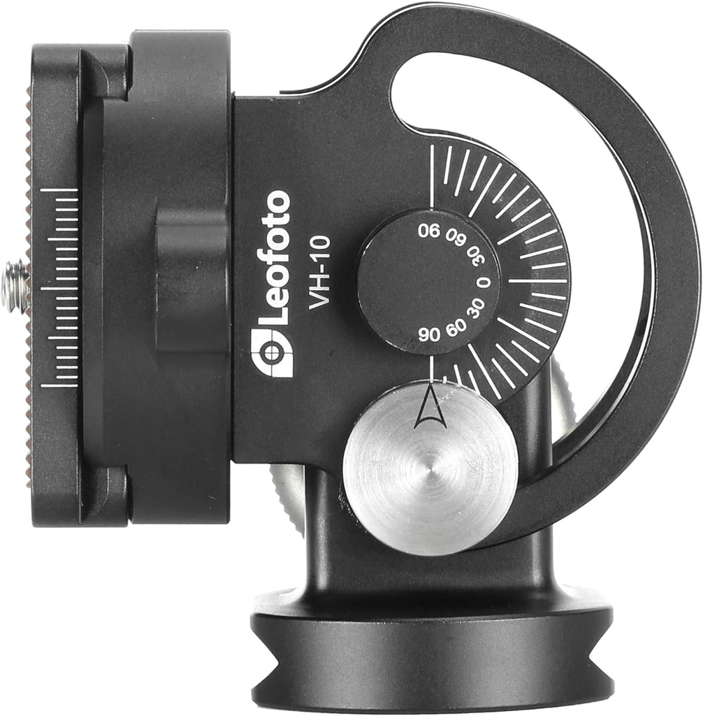 Leofoto VH-10S 2-Way Aluminum Tilt Monopod Head with Arca-Type Quick R ...
